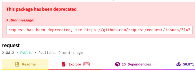 NodeJS: migrate from deprecated Request package to Got – tsmx