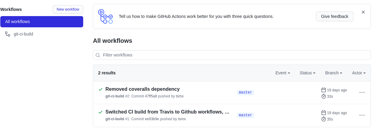 CI/CD with GitHub actions for NodeJS with Coveralls – tsmx